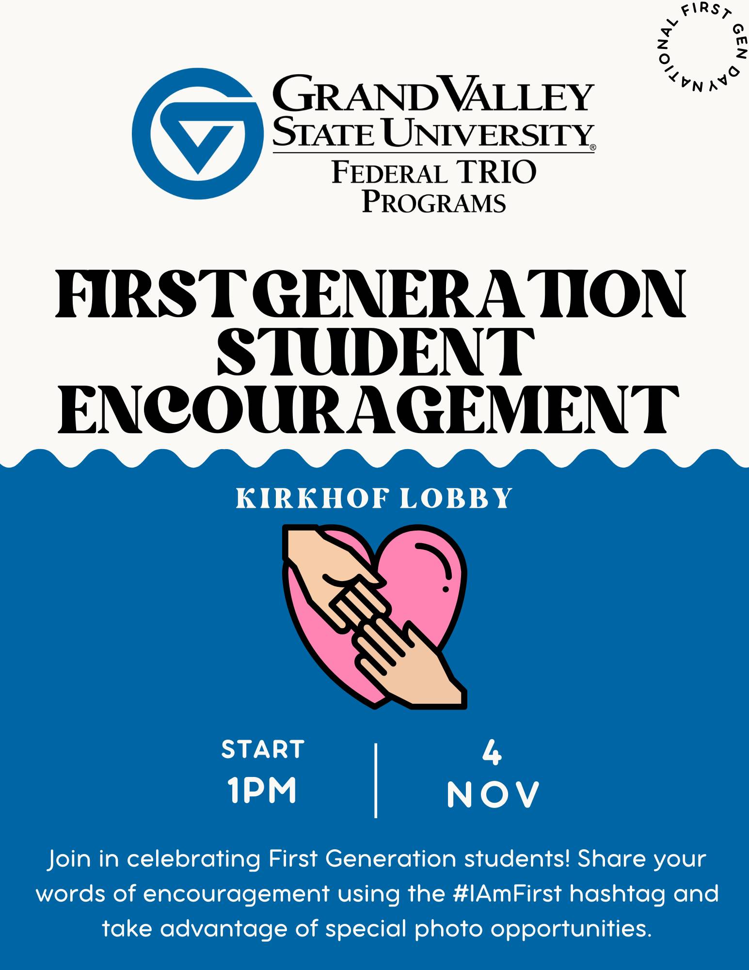 National First-Generation College Week Celebration - TRIO Student ...